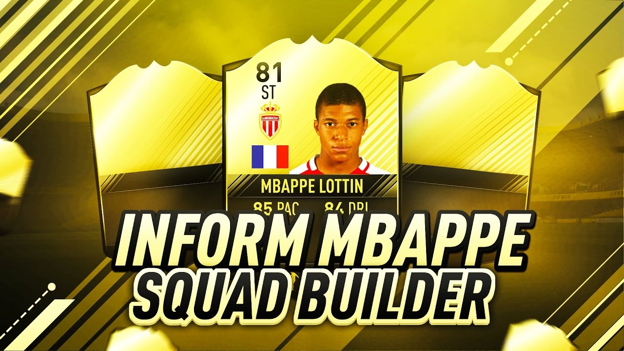 SIF MBAPPE LOTTIN SQUAD BUILDER - (FEAT. MATTYCWRIGHT!!!) | Fifa 17 ...