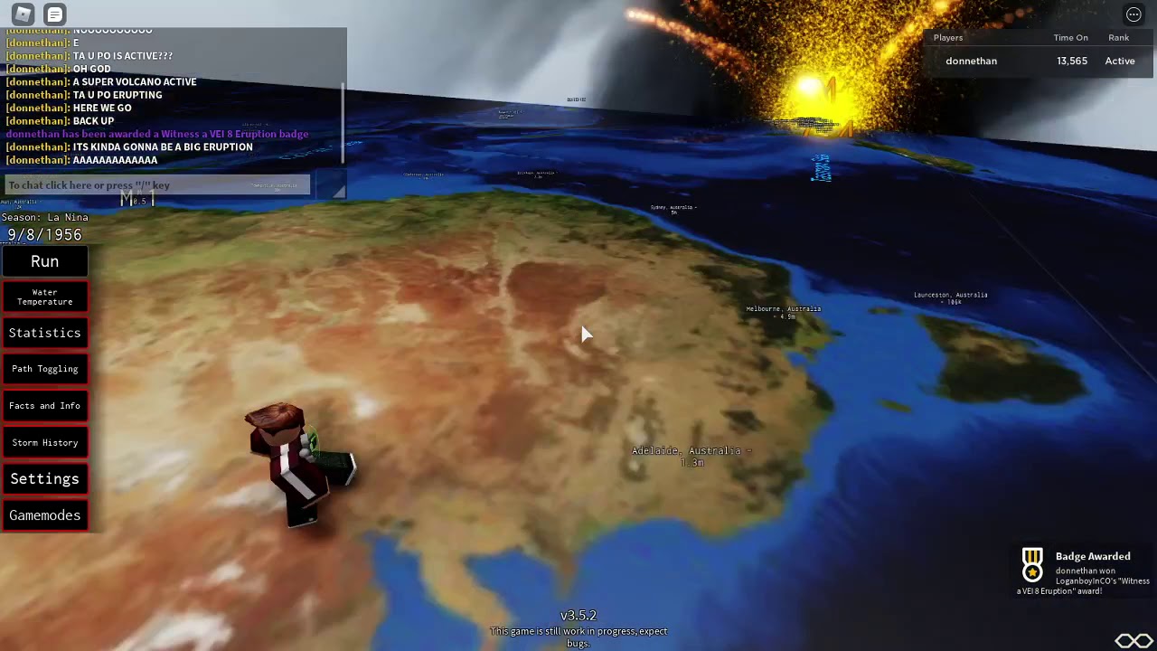 TAUPO VEI 8 ERUPTION HOLY | Natural Disaster Tracker 2 - YouTube