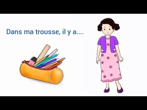 semaine 4/ récit oral : parler de sa trousse./ dans ma trousse il y a.../ Rania parle de sa ...