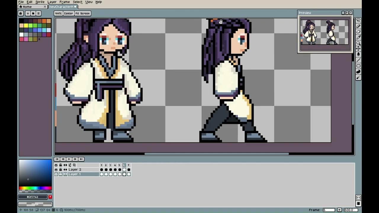 Devlog#2 Vẽ lại nhân vật chính và các NPC với Aseprite - YouTube