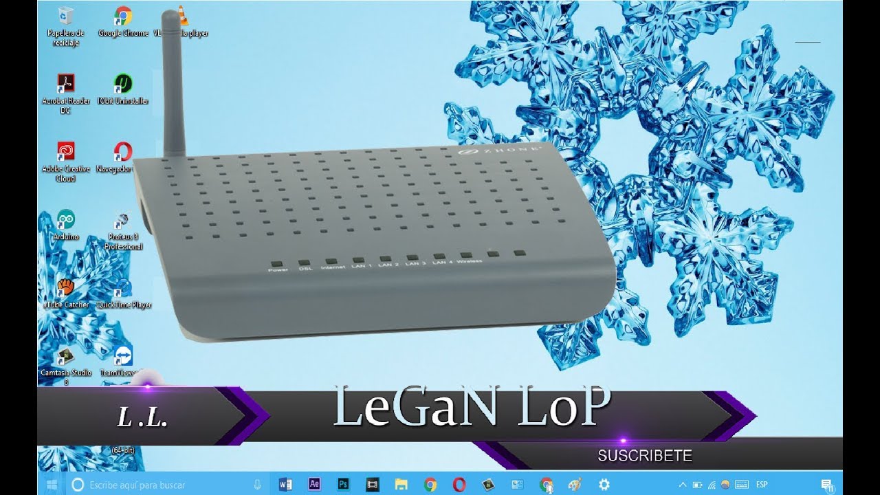 Configuracion de modem ZHONE 1518-A1 Maxcom - YouTube