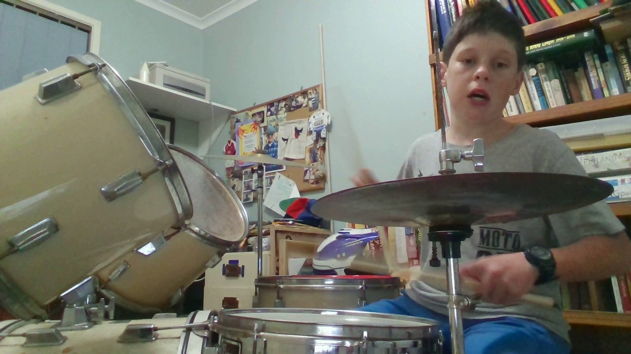 me playing the drums - YouTube
