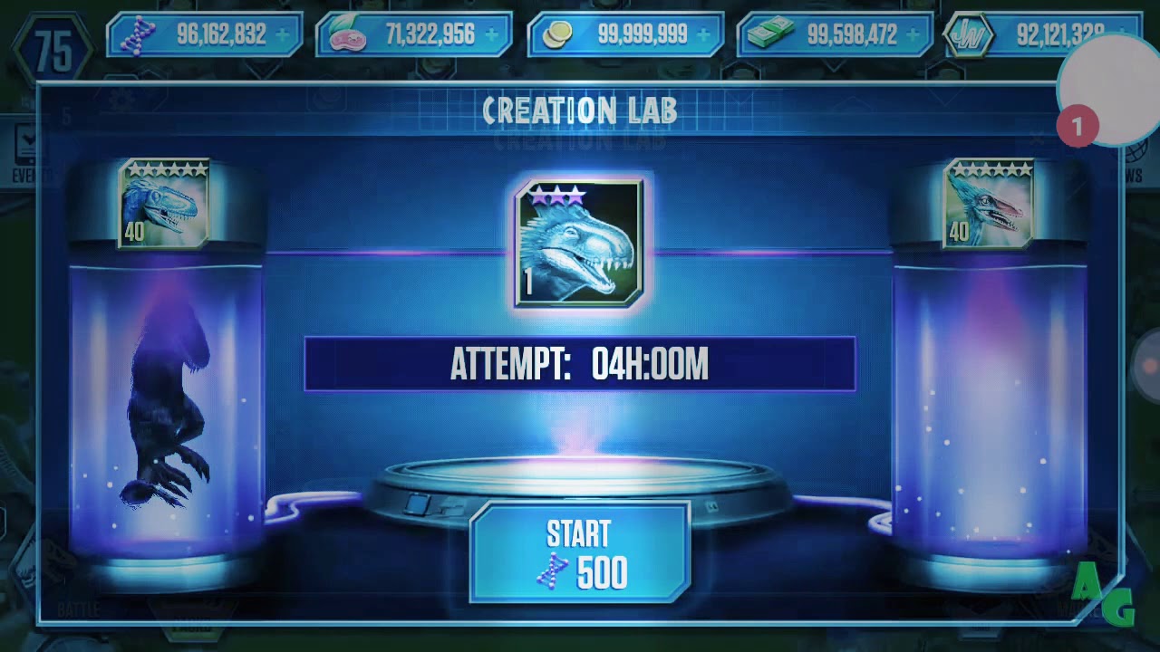 Jurassic world the Game level 40 yudon - YouTube