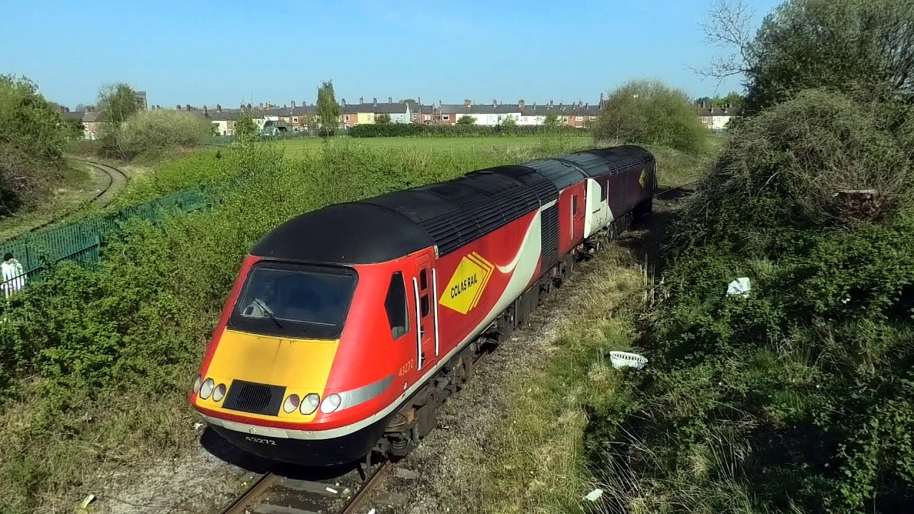 RARE sight of HST on the Middlewich freight only line!! Northwich 2022 ...