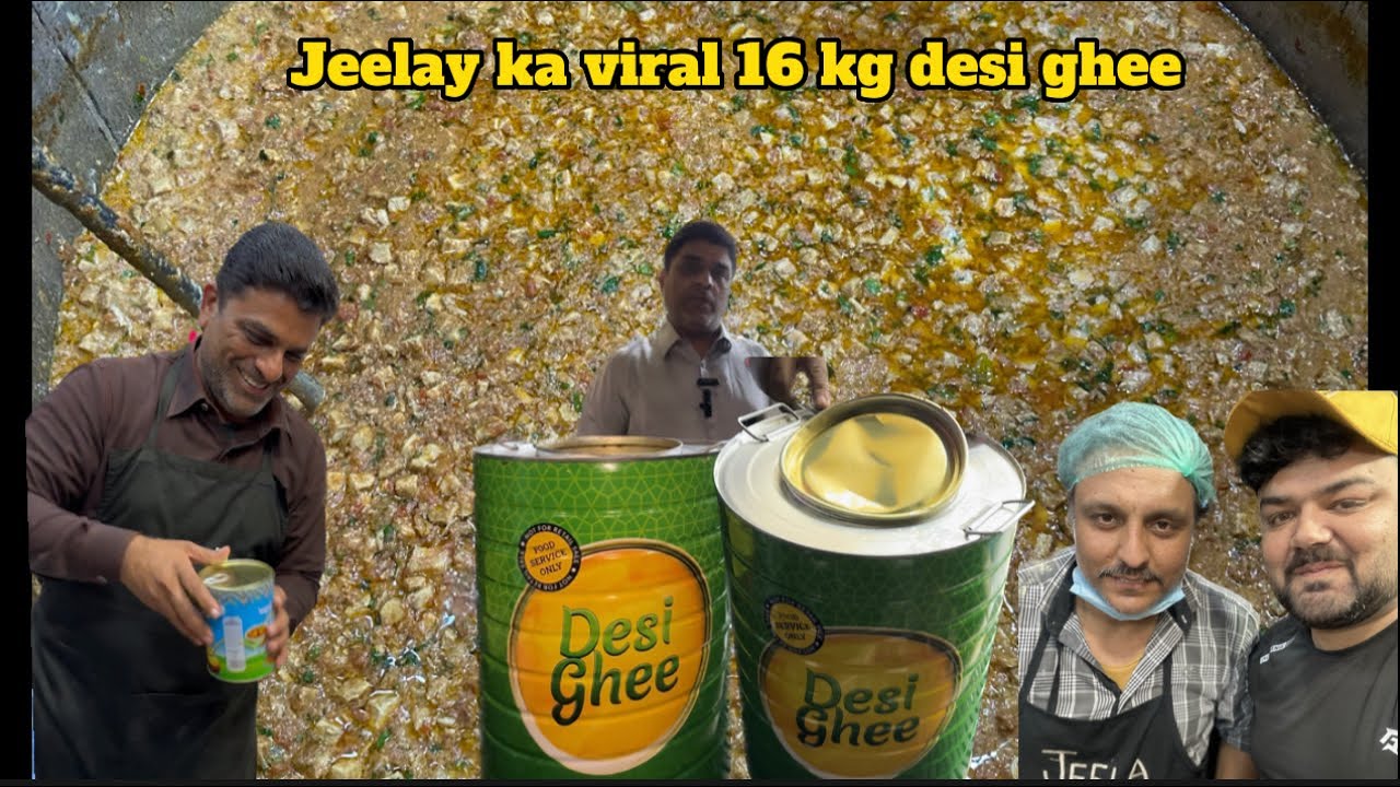 Jeelay ka viral 16 kg desi ghee - YouTube