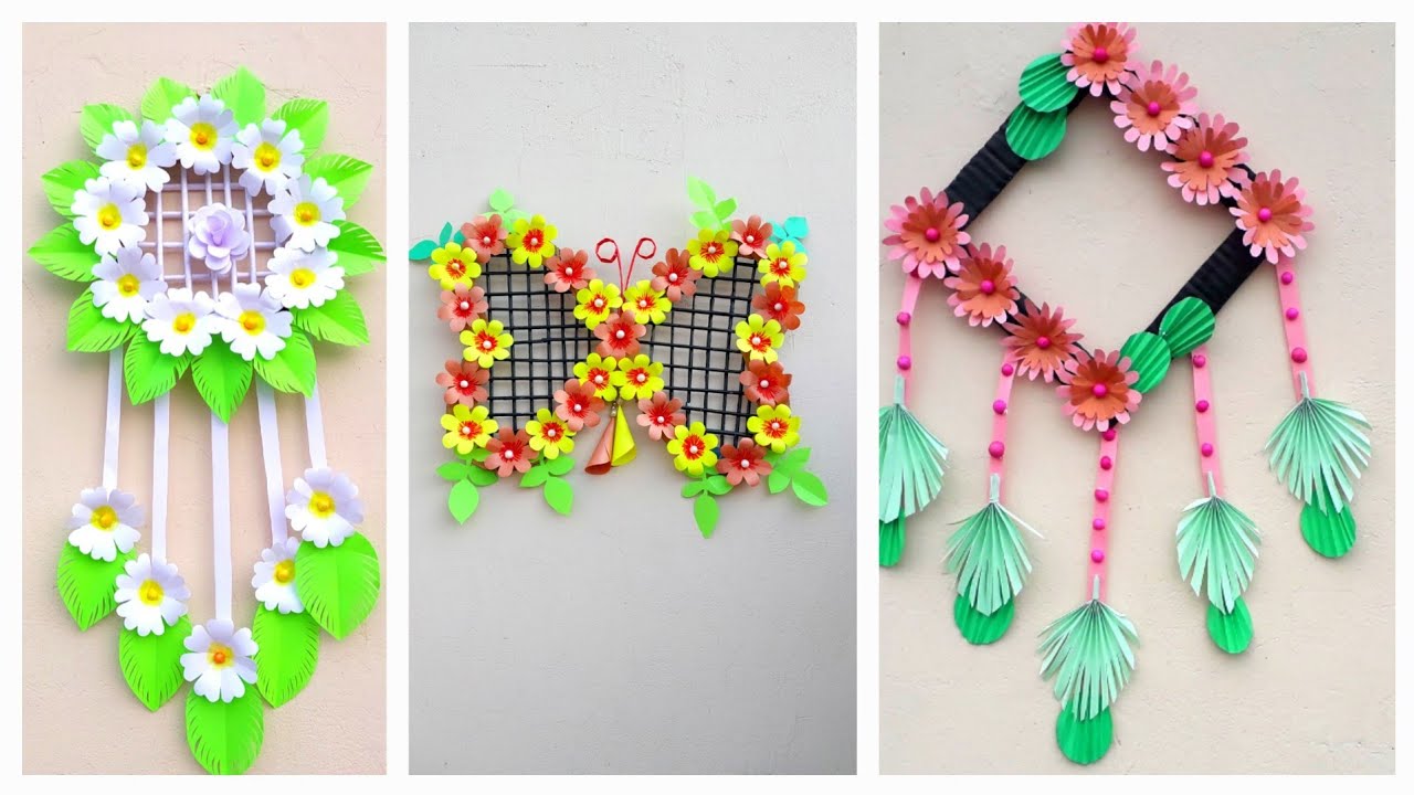 three easy and beautiful paper home decor ideas // diy room decor ...