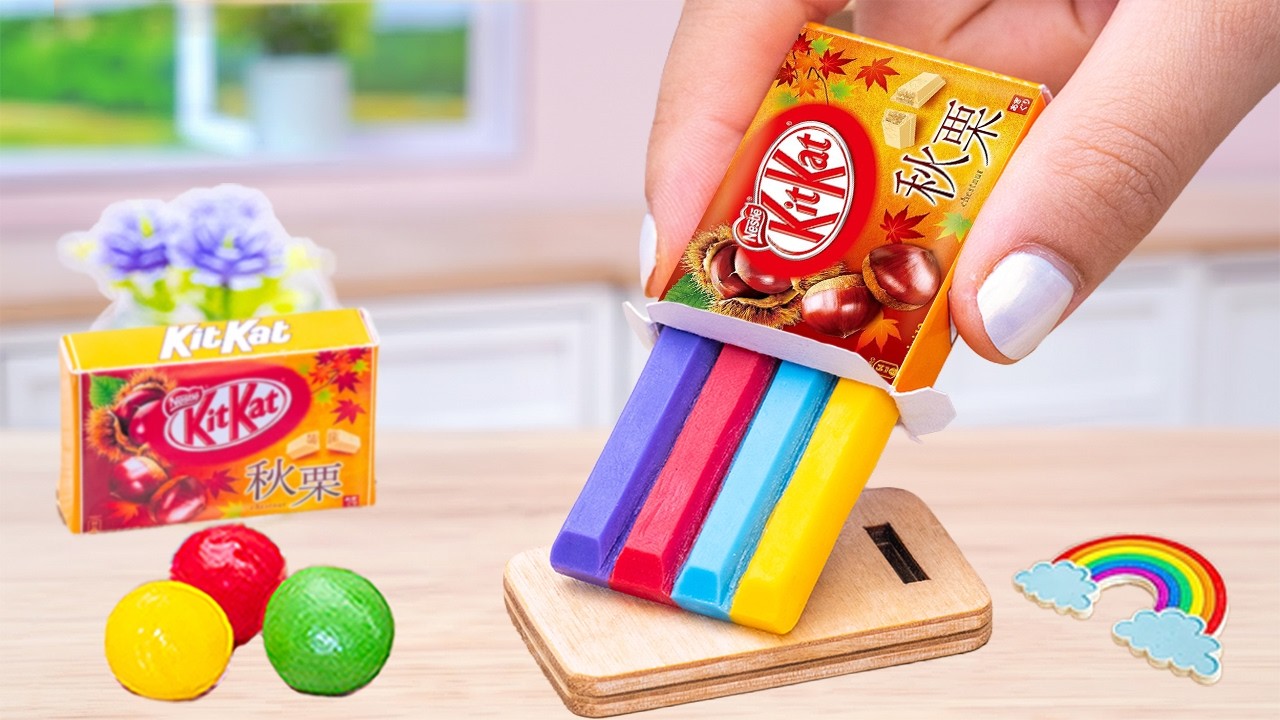 Amazing KitKat Cake Dessert | Japan KitKat Chocolate Autumn Limited ...