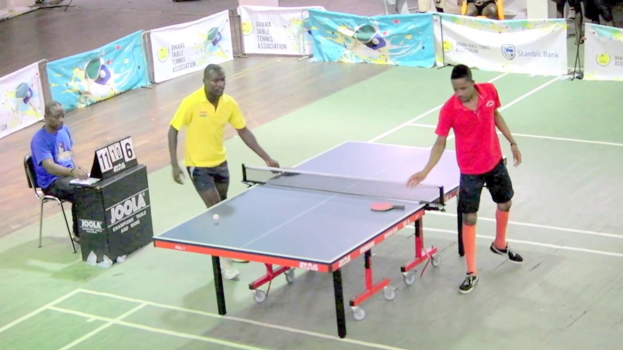 Ghana Table Tennis League 2018 - Enerst Quarcoo vs Emmanuel Commey ...