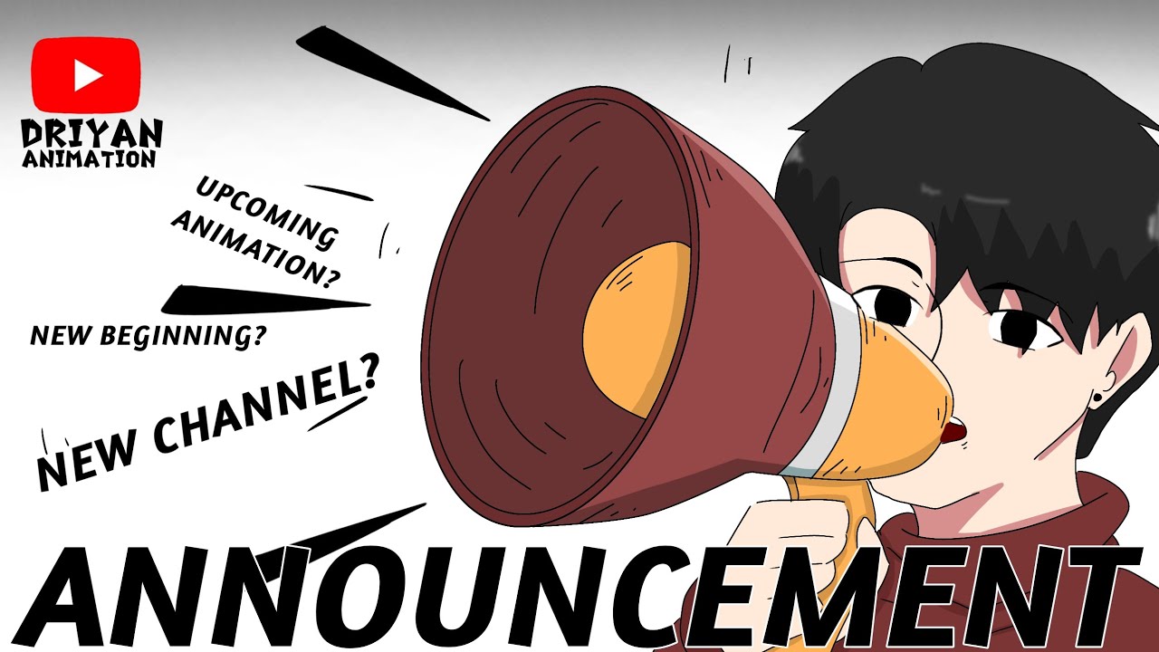 Announcement|PINOY ANIMATION|NEW BEGINNING|Driyan| - YouTube