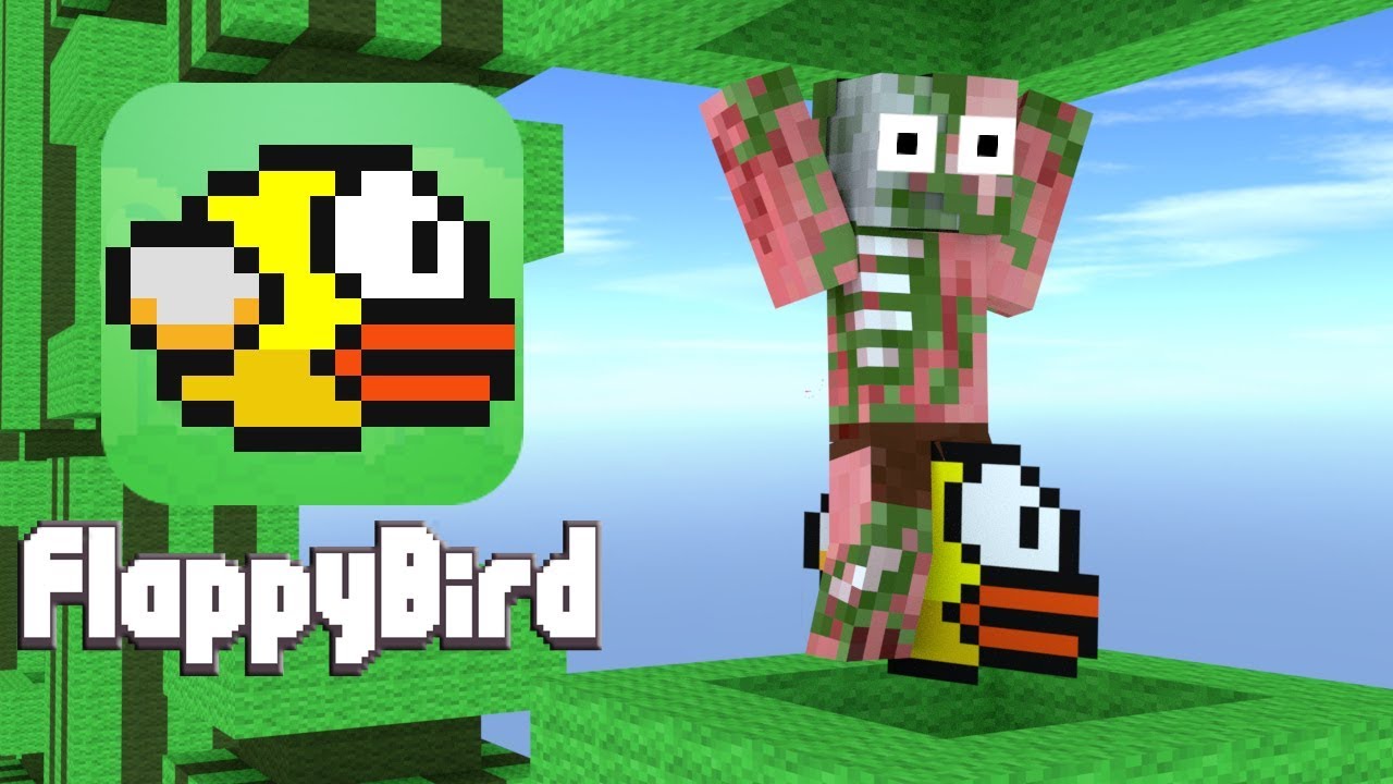 Monster School : Flappy Bird Challenge - Minecraft Animation - YouTube