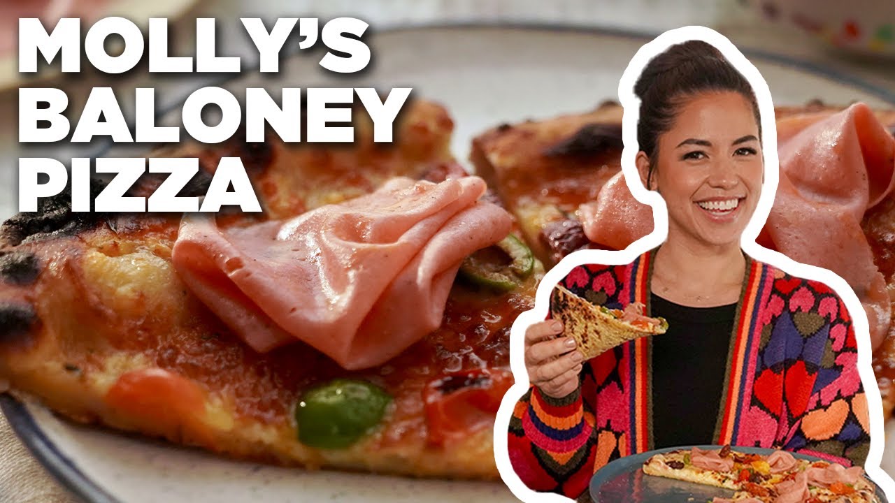 Molly Yeh's Baloney Pizza | Girl Meets Farm | Food Network - YouTube