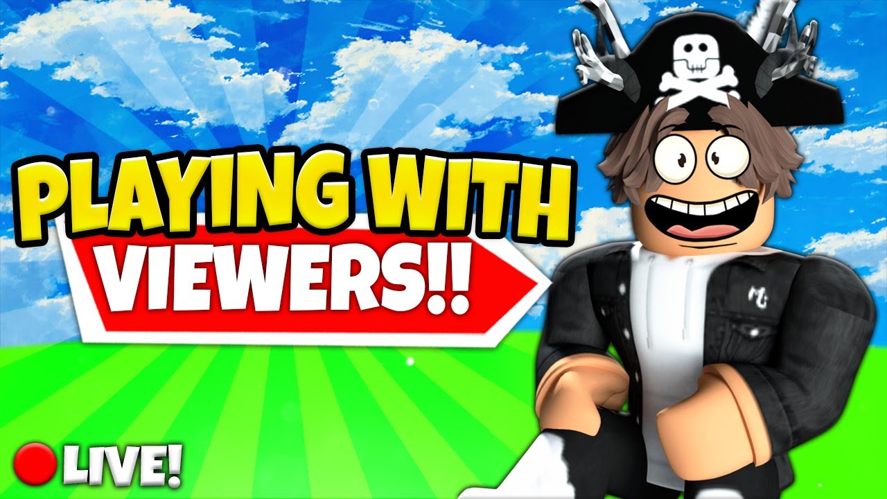🔴 ROBLOX LIVE! | PLAYING WITH VIEWERS 🔥 | Roblox Livestream - YouTube