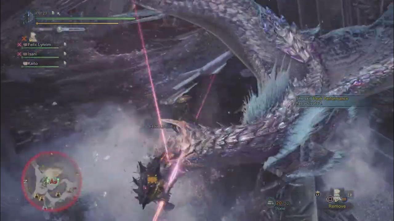 MHWI AT Velkhana 1 HH 3 SnS 4'29"03 - YouTube