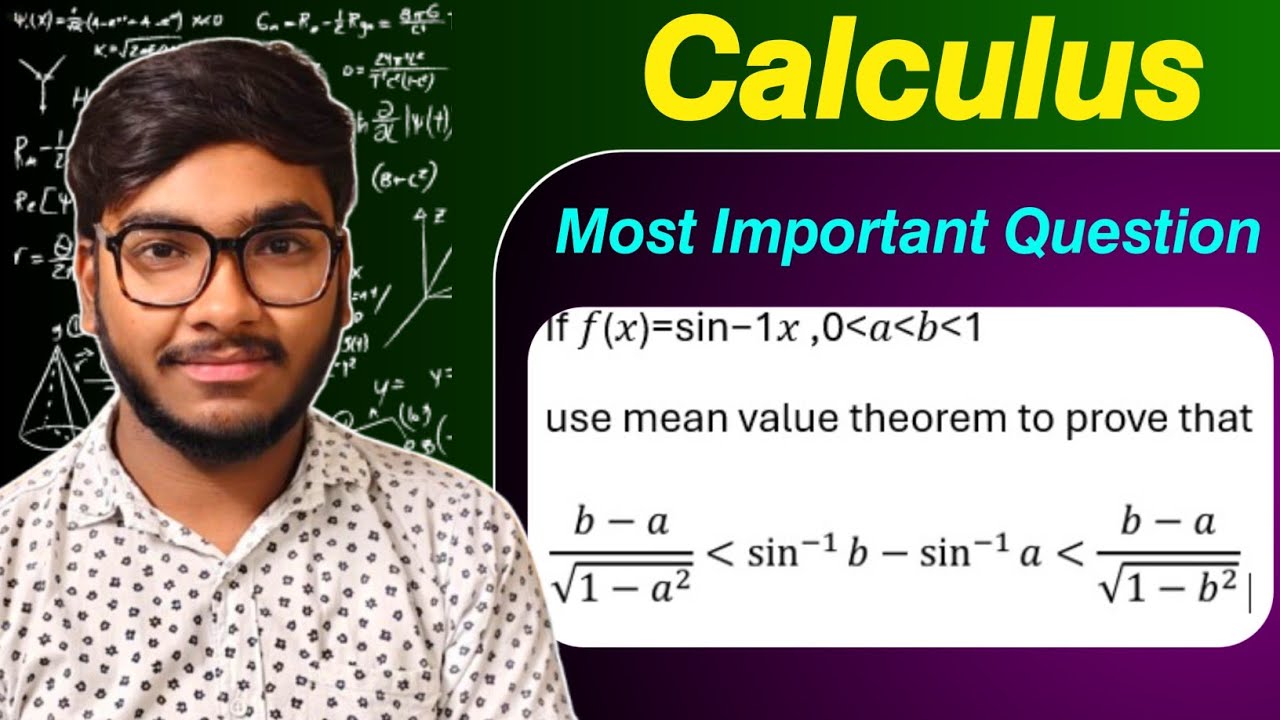 Calculus Most Important Question || LMVT - YouTube