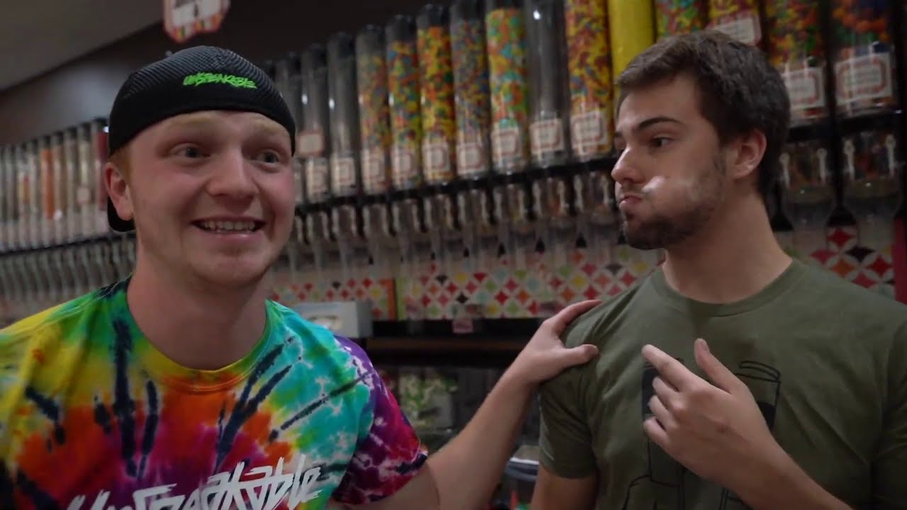 Unspeakable News | SNEAKING In OVERNIGHT CANDY SHOP 24 HOUR Challenge ...