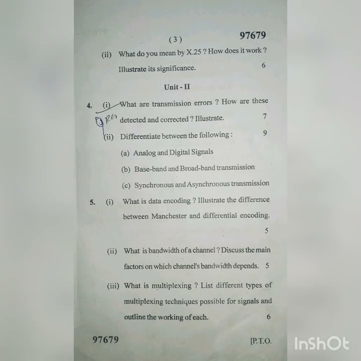 Data Communication and Networking- 2022 (BCA-5th sem) MDU - YouTube