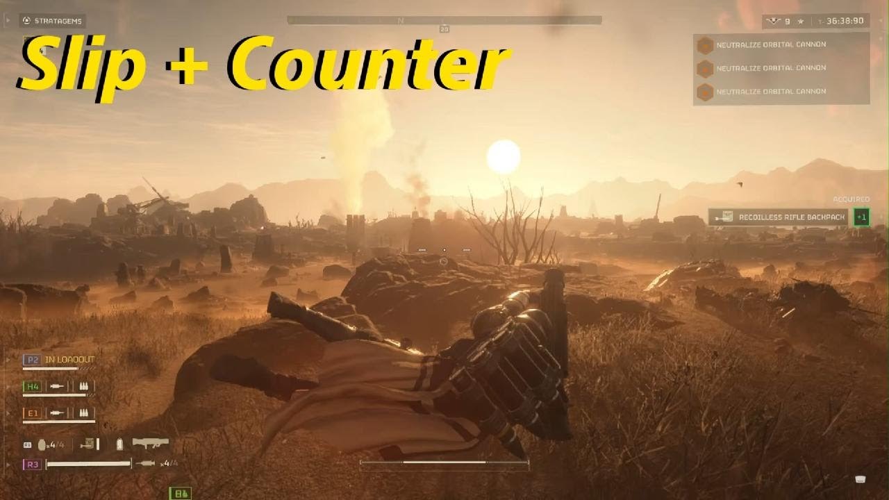 Slip and Counter! HELLDIVERS 2 - YouTube