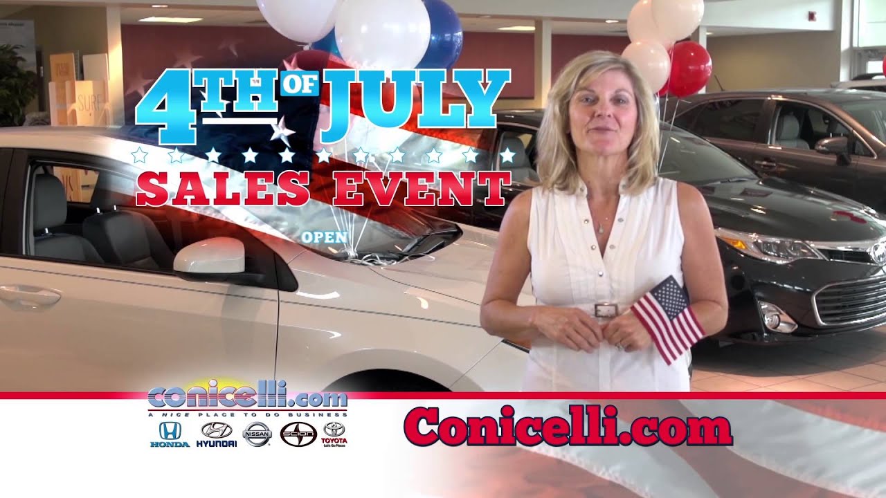 Fourth of July Sales Event at Conicelli Autoplex - YouTube