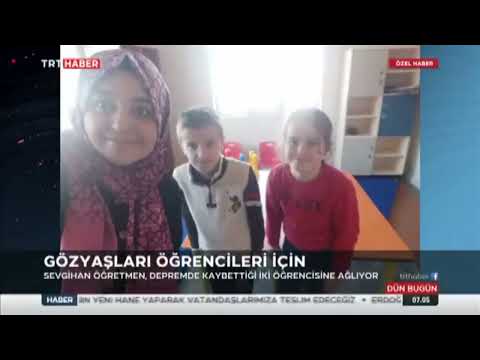 Sevgihan Öğretmenin gözyaşları öğrencileri için TRT Haber