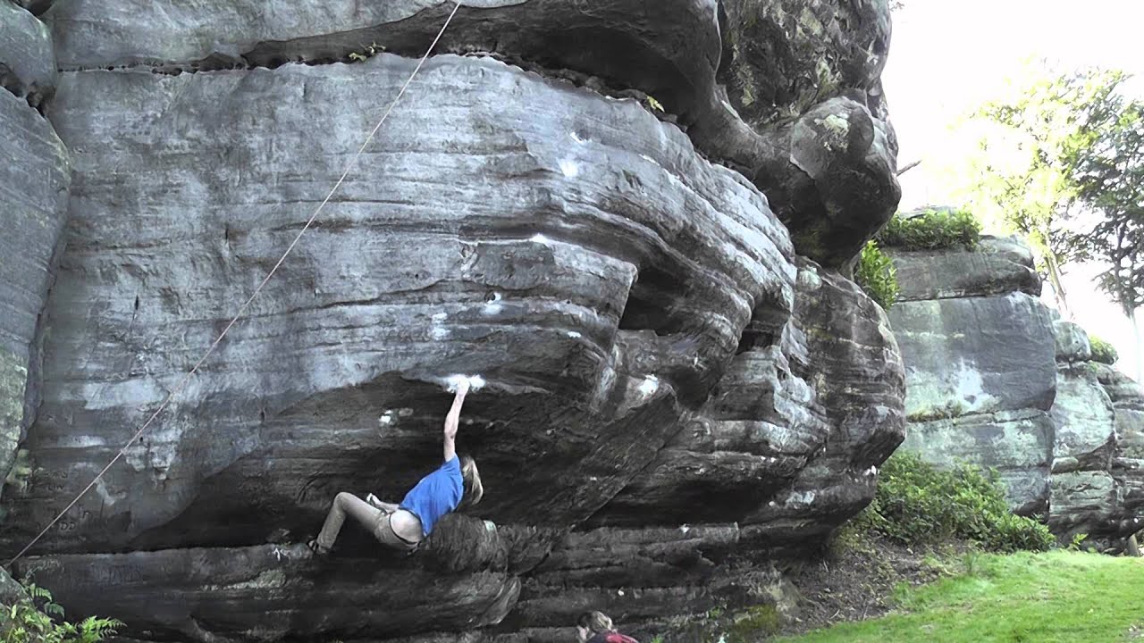 Southern Sandstone High Rocks bouldering - YouTube