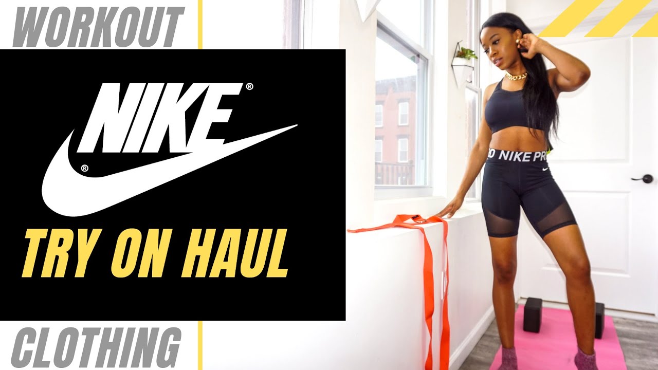 Try On Haul - NIKE | Cute Workout Clothing | Activewear | Get Motivated ...