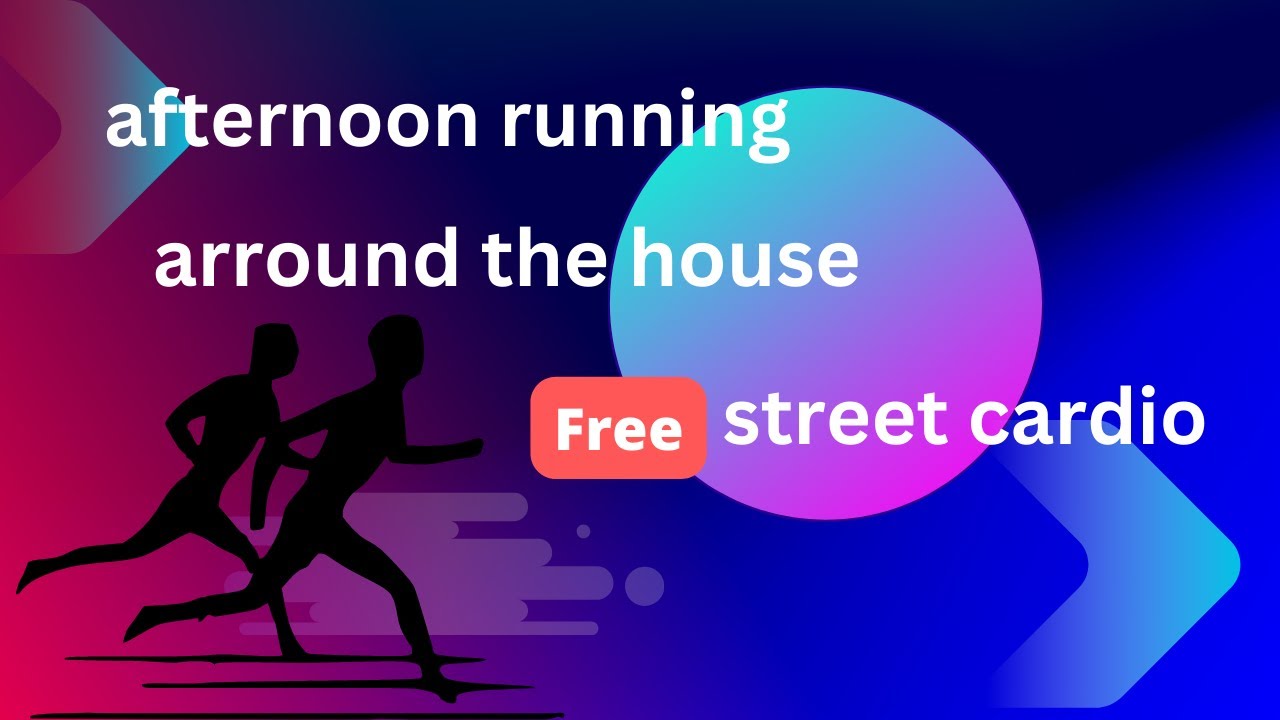 Afternoon running the street for cardio - YouTube