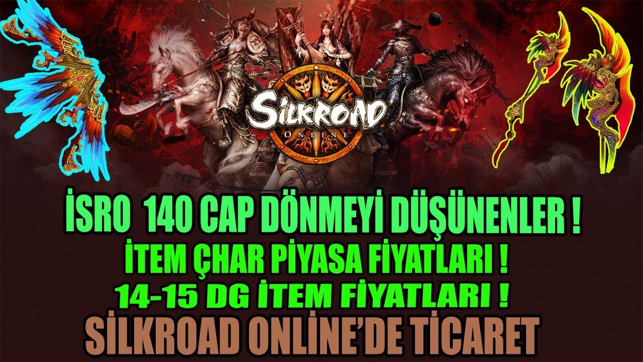 SİLKROAD ONLİNE 140 CAP TİCARET CHAR SET MALİYET !!! - YouTube