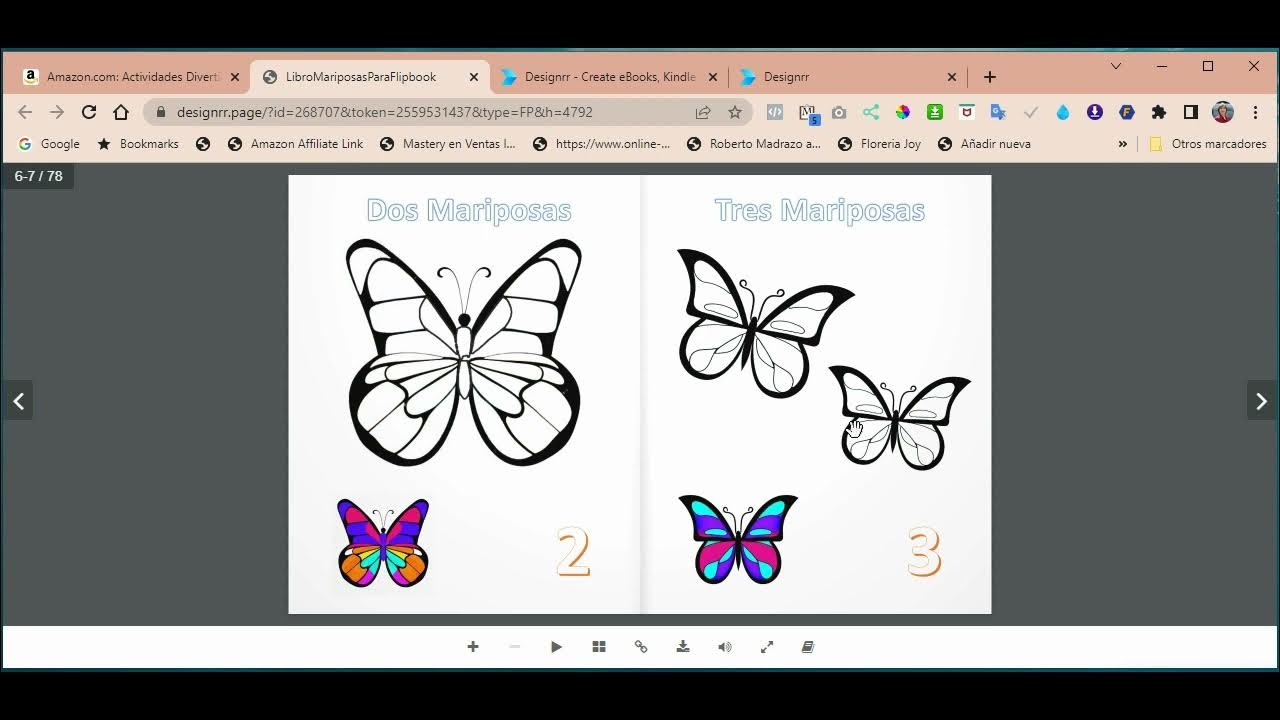 El mejor libro de actividades de mariposas en Amazon KDP - ¡mira el ...