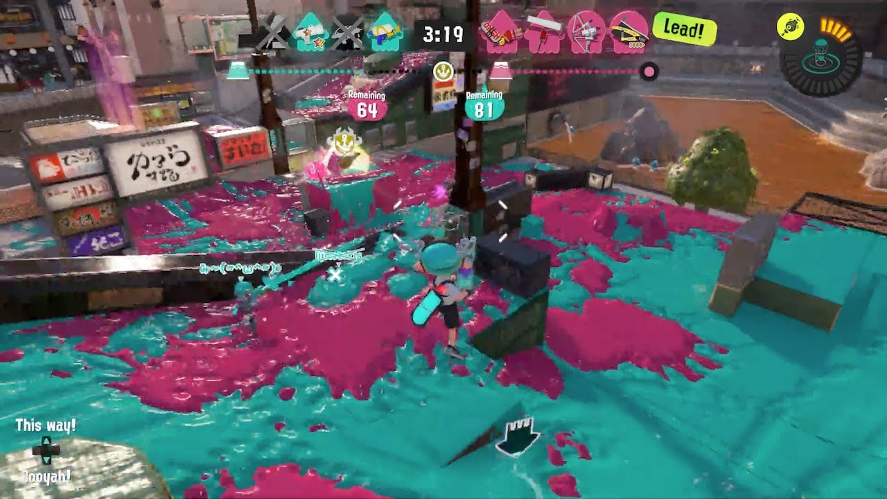 Splatoon 3: Last-second sneak in Rainmaker [15(5)-11, Custom ...
