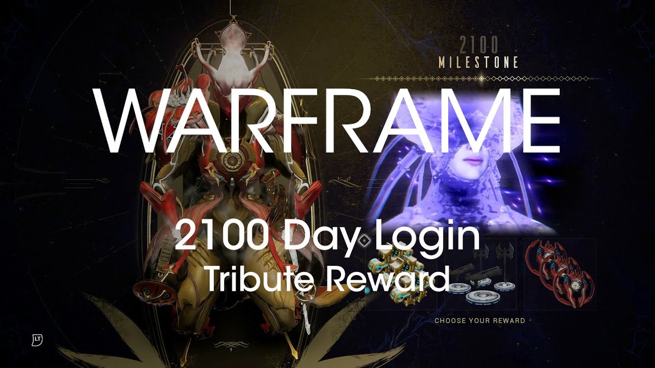 Warframe 2100 Day Login Tribute Reward - YouTube
