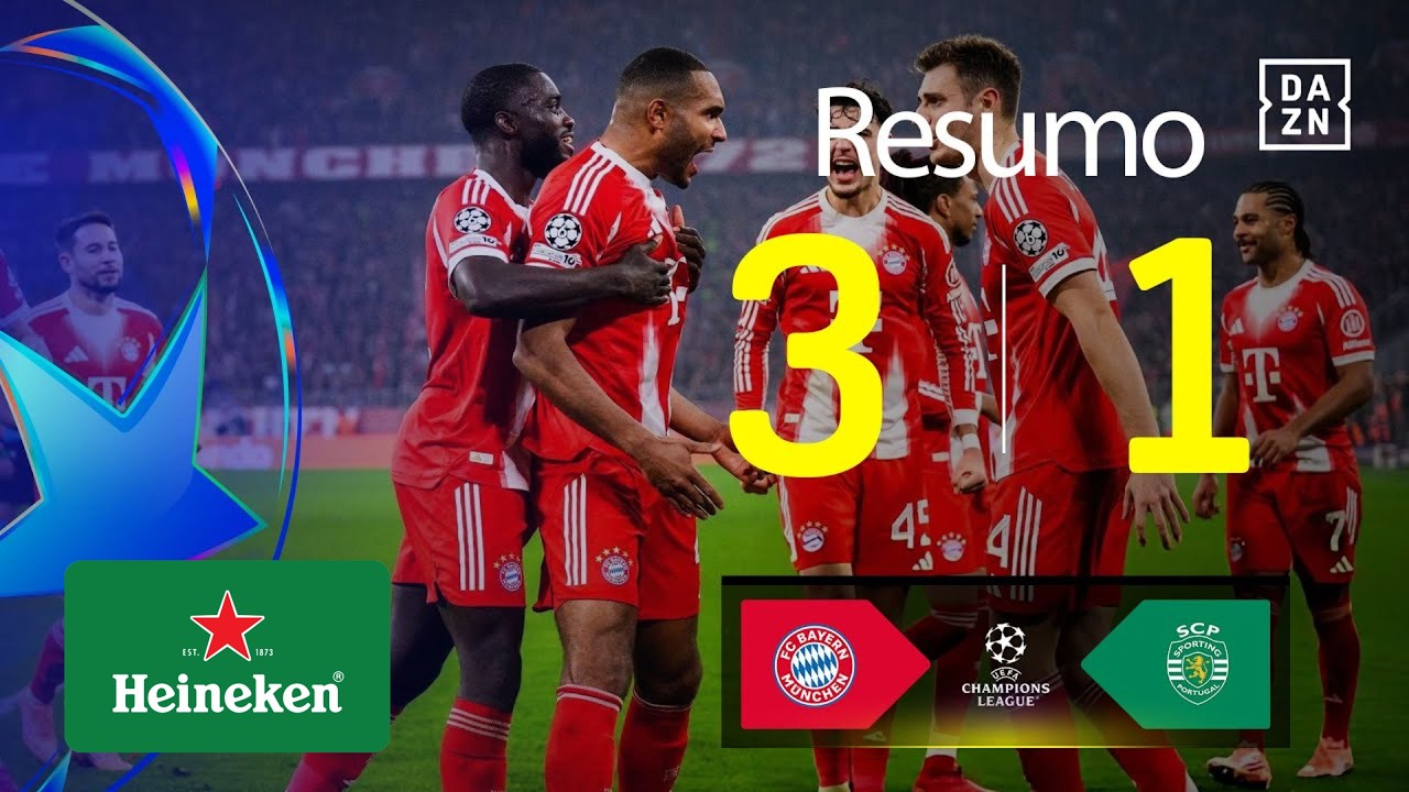 Resumo | Bayern 3-1 Sporting CP | Champions League 25/26 - YouTube