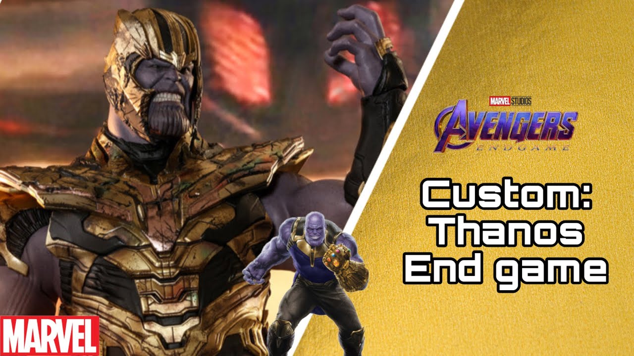 Como mejorar a Thanos baf de end game || Custom de Thanos Marvel Legends || Tutorial en español ...