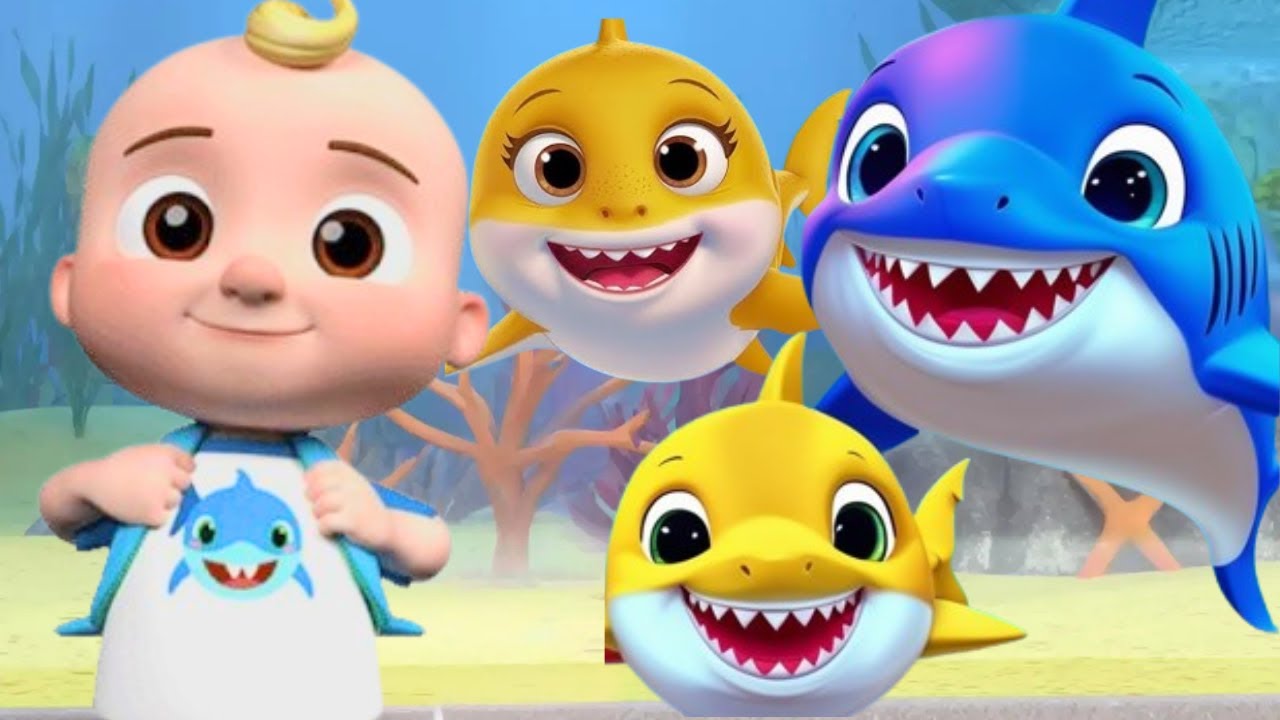 Baby Shark Dance Song | Colorful Baby Sharks 🦈 | LiaChaCha Nursery ...