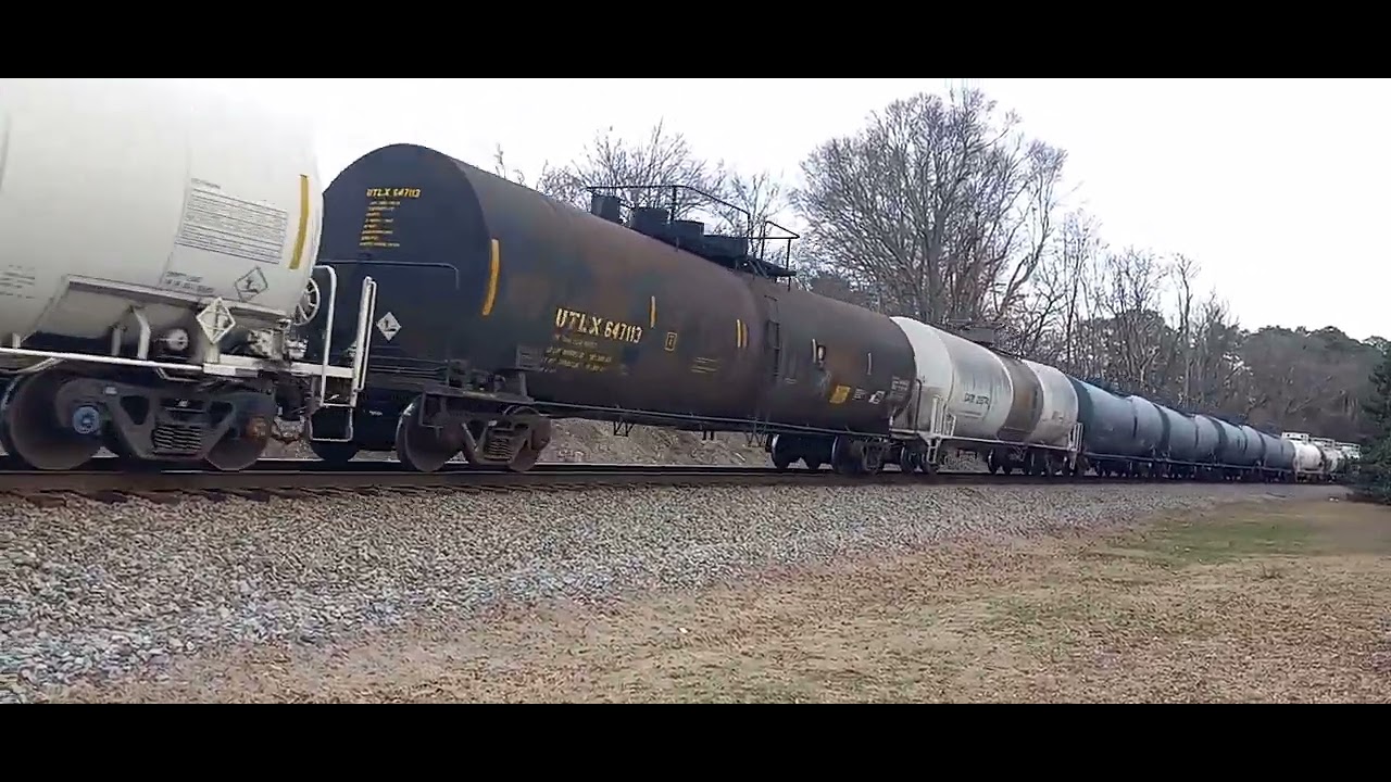 NS 153 with NS 1818 SD70ACC NS AC44C6M 8049 ES44AC KCSM 4668 ES44AC NS ...