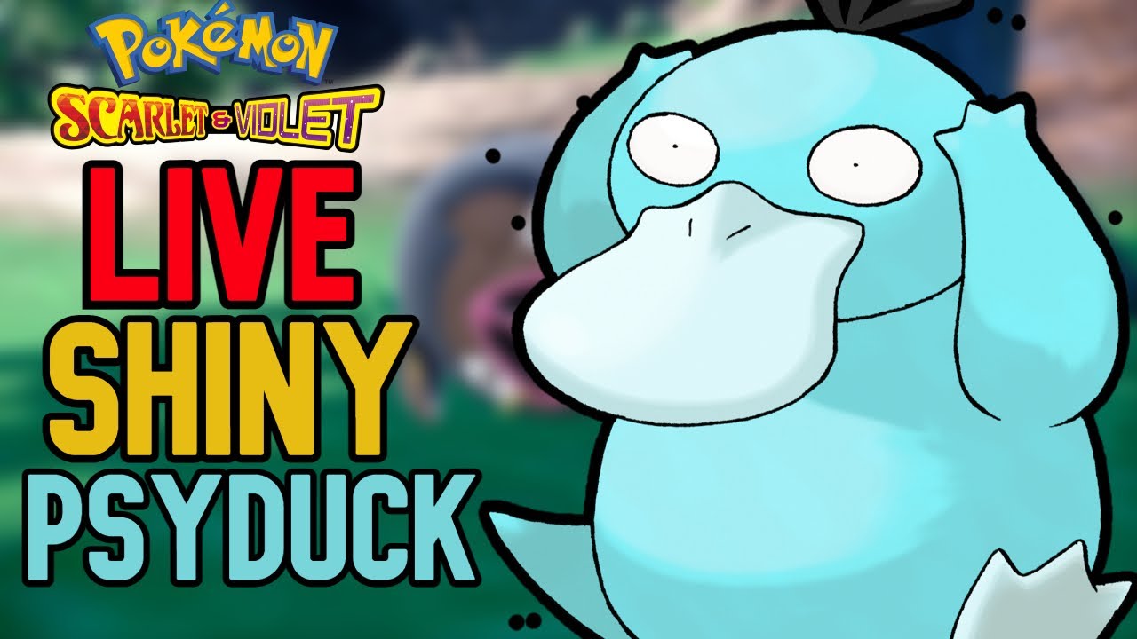 LIVE SHINY PSYDUCK REACTION!!! Pokemon Violet! - YouTube