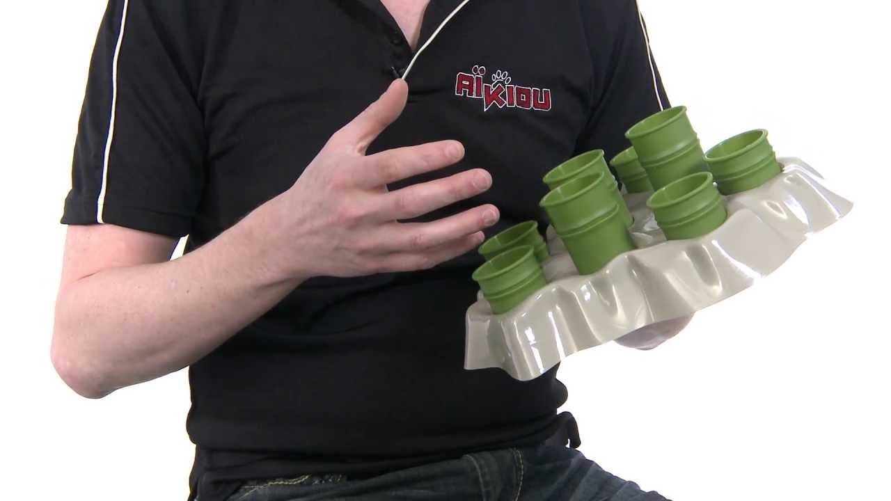 The Stimulo cat interactive slow feeder from AiKiou explained. - YouTube