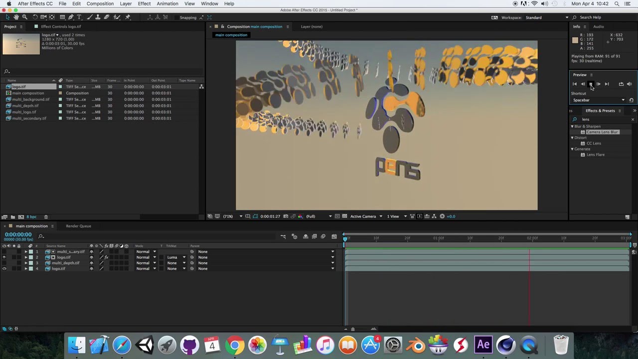 Prak 04 – Camera Depth, Multi Pass Render, dan Compositing using AE ...