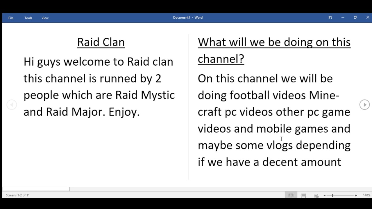 Welcome to RaiD Clan | Small Introduction - YouTube