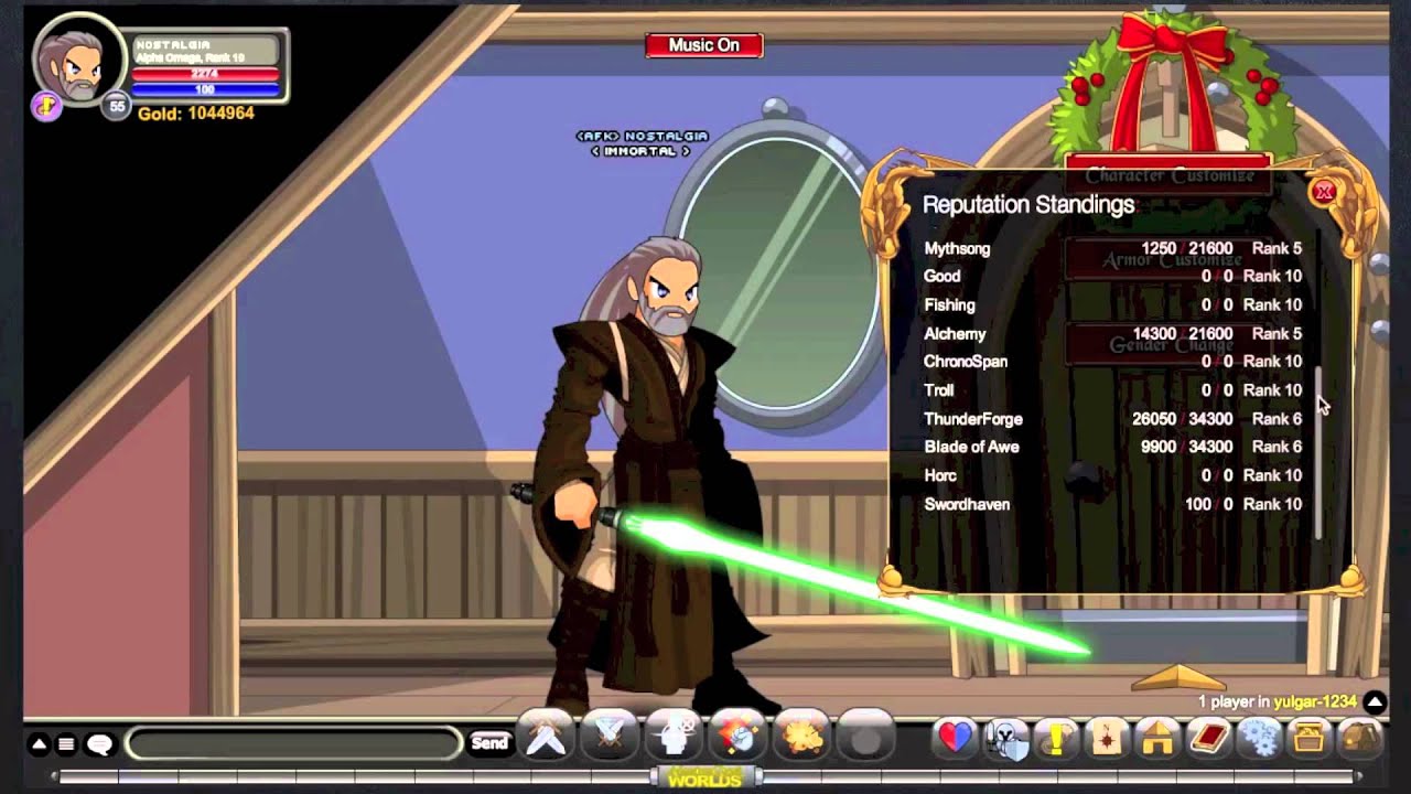AQW: Cool & Crazy Looks - Episode 2! (Qui-Gon Jinn) - YouTube
