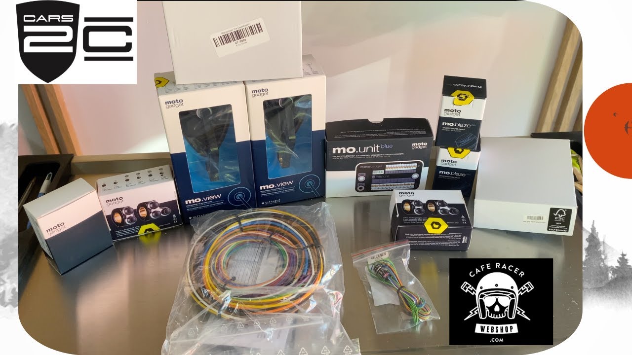 MOTOGADGET : Unboxing Mo.Unit Blue, Mo.Lock, etc ... 😍 - YouTube