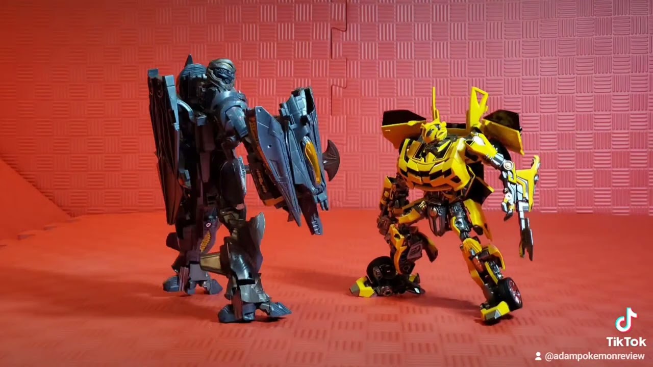 BUMBLEBEE VS MEGATRON! STOPMOTION TRANSFORMER #shorts #transformers # ...