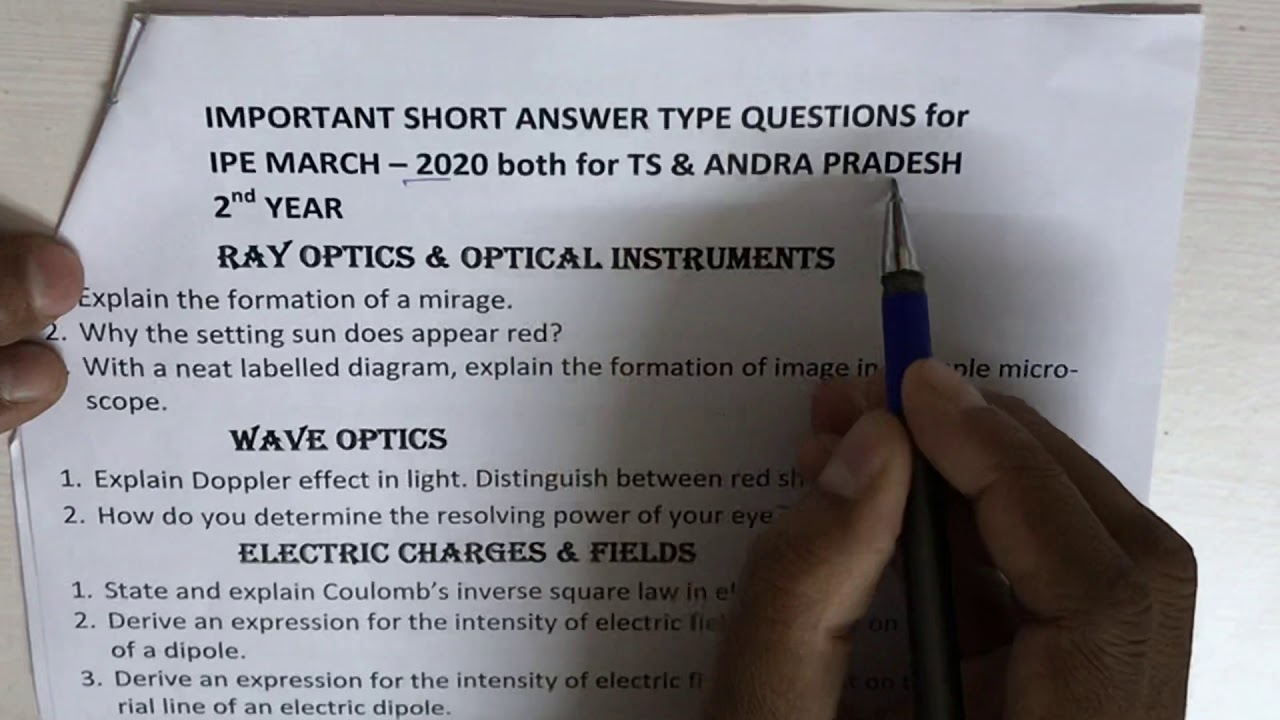 Inter 2nd Year Physics 4 Marks Questions For 2020 March May Both inter-2nd-year-physics-4-marks-questions-for-2020-march-may-both