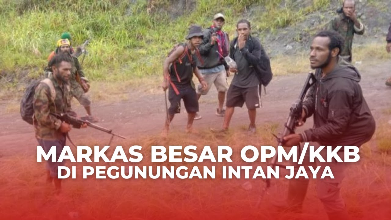 Markas Besar KKB/OPM di Pegunungan Intan Jaya - YouTube