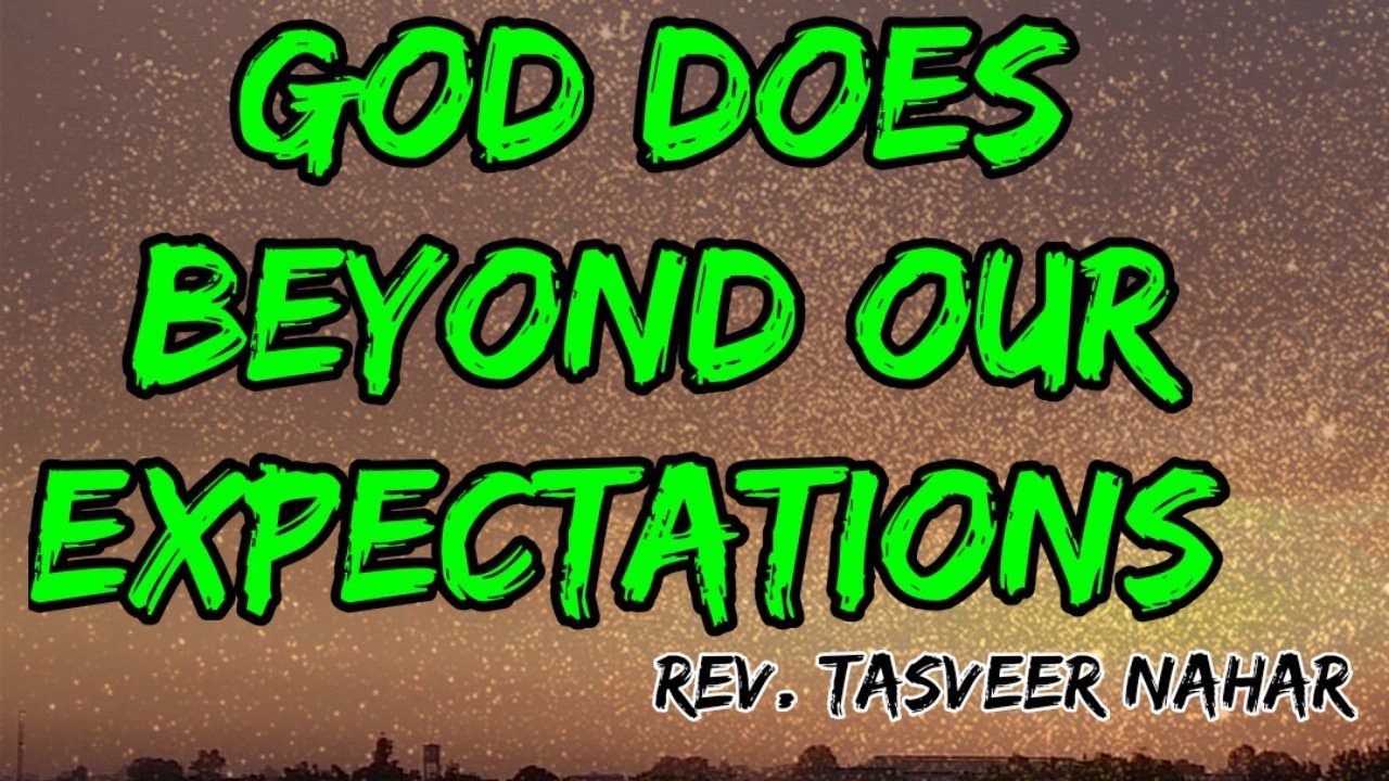 Live Prayer, God Does Beyond Our Expectations - YouTube