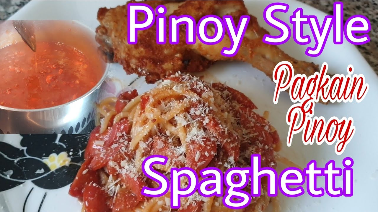 Spaghetti Pinoy Style || Philippines food easy to cook || @jecewelt ...