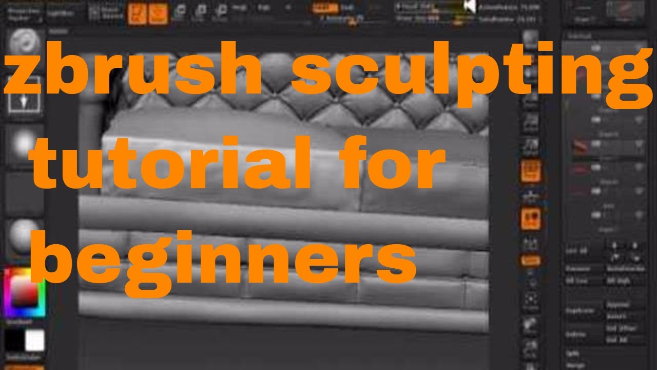 how to make alpha for zbrush | sofa sculpting with alpha | zbrush ...