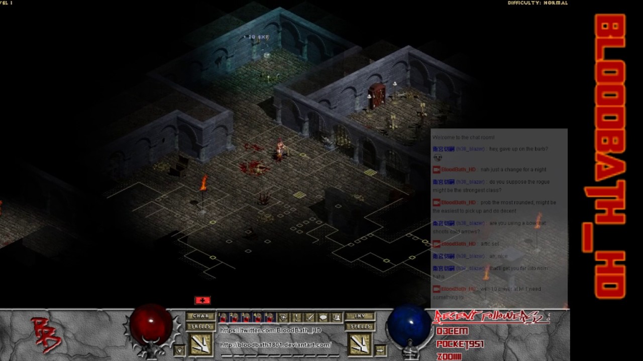Diablo 1 HD Mod Belzebub (10 player mode - Rogue Start) - Mature ...