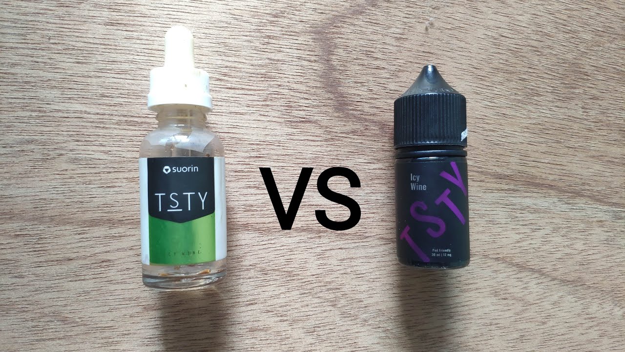 TSTY ICY WINE SALT NIC BARU VS LAMA: BAHASA INDONESIA - YouTube