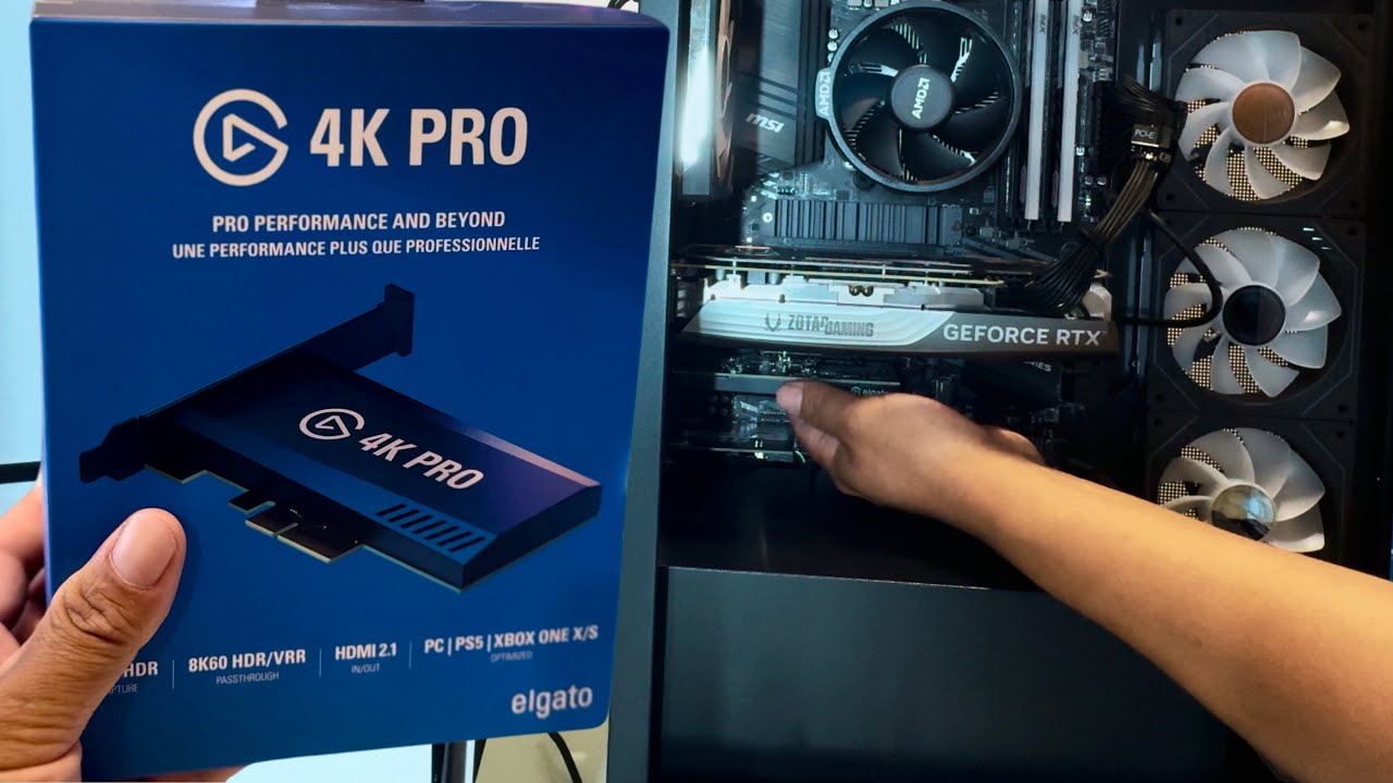 Elgato Game Capture 4K Pro Unboxing & Setup / PS5 Slim Gameplay Record ...