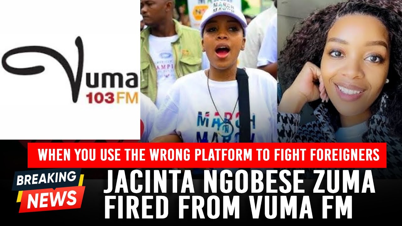 Jacinta Ngubese Zuma FIRED After 6 Years at Vuma FM Over Illegal ...